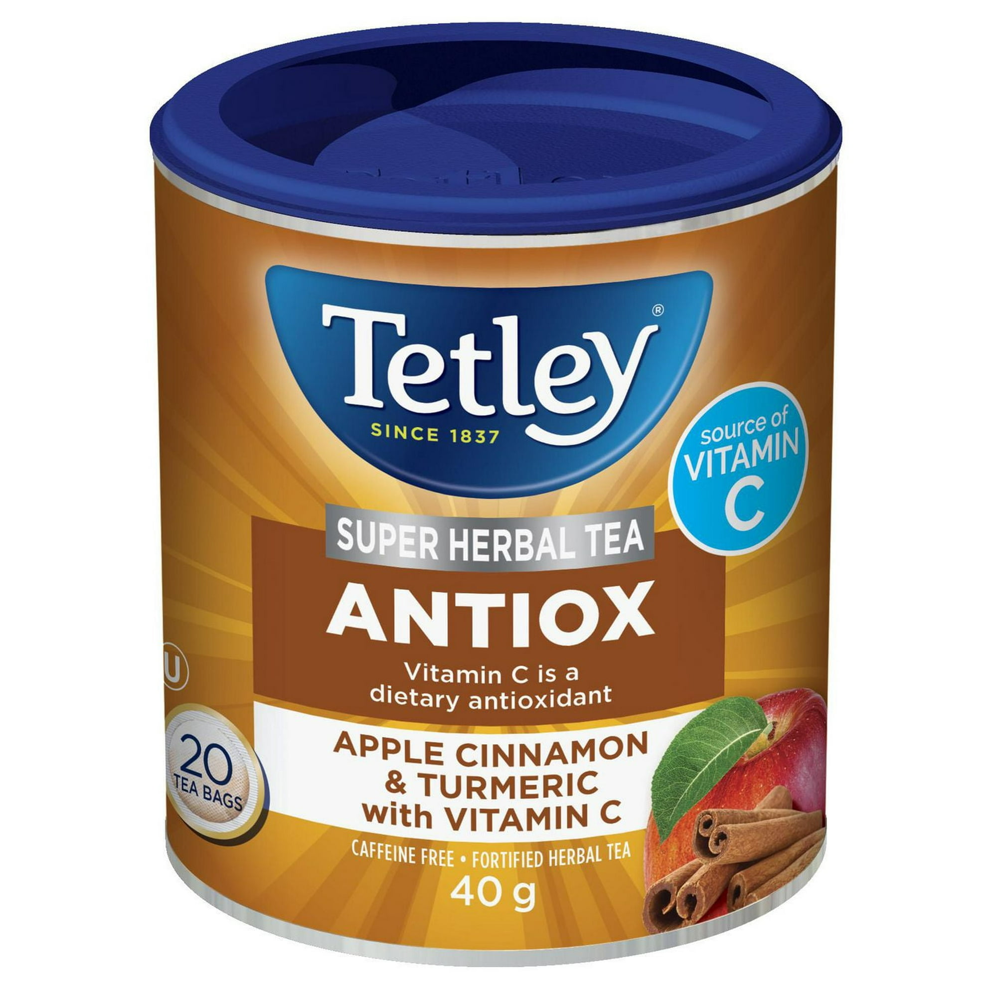 Click here for Tetley Super Herbal Tea-Antiox Apple Cinn & Tum W... prices