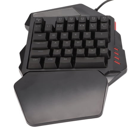 Half Gaming Keyboard, G1/ Keys Macro Recording 35 Keys One Handed ...