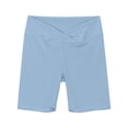 breaise Girls Athletic Bike Shorts Kids Knee-Length Spandex Short for ...