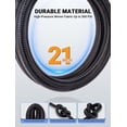 Upgraded Tire Inflator Hose Adapter w/360° Rotating End, 21'' Tire ...