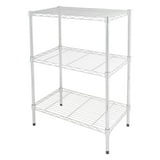 Free Shipping! Hyper Tough Steel Wire Shelving Rack, 3-Tier, Chrome ...