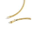 Jewelry Atelier 14K Gold Filled Wheat/Palm Chain Necklace for Men ...