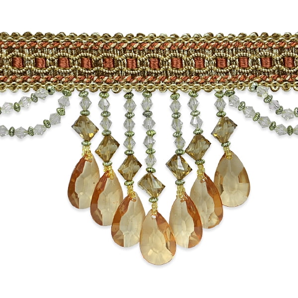 Expo Int'l Isabella Scalloped Bead Fringe Trim by the yard (Sold by the Yard) - Walmart.com