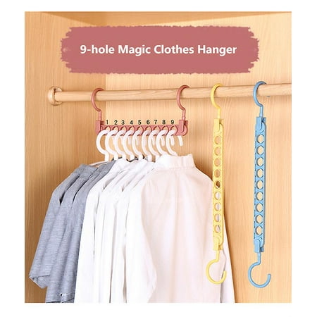 9-hole Clothes Drying Rack Multifunction Plastic Clothes Rack Circle ...