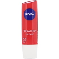 NIVEA Strawberry Lip Care - Tinted Lip Balm for Beautiful, Soft Lips, 0 ...