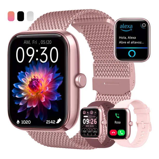 Reloj Smartwatch Mujer Reloje Inteligentes Smart Watch Alexa | Bodega ...