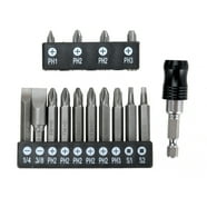 HART 68-Piece Impact Driver Bit Set with Storage Case, Torsion Zone ...