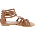 ANNA Mavis-8 Women Buckle Zip Gladiator Sandal - Walmart.com