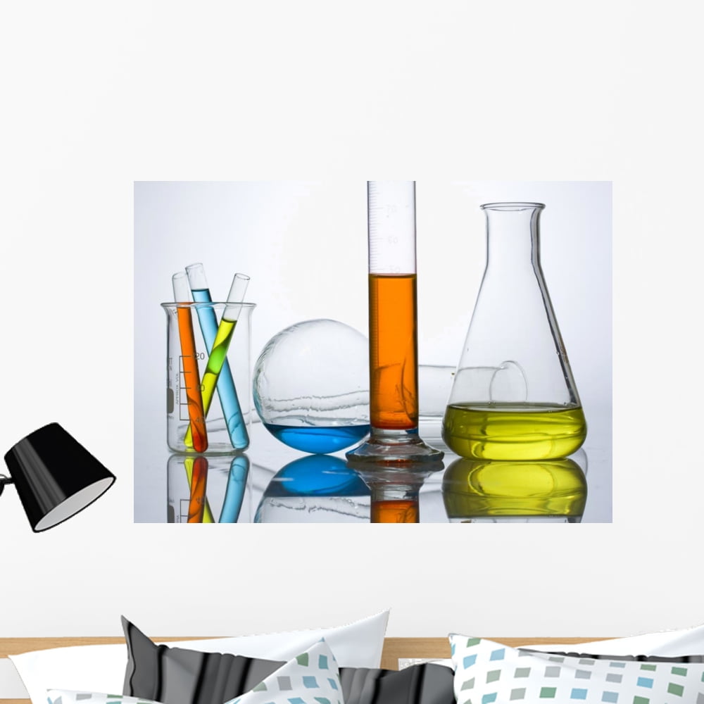 Chemistry Laboratory Equipment Test Wall Mural by Wallmonkeys Peel and ...