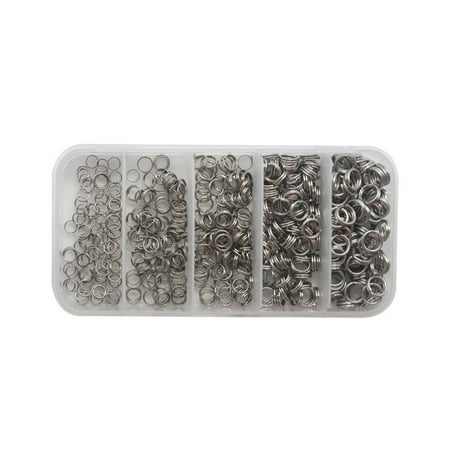 Thinsony Fishing Split Rings Double Loop Flat Connector Saltwater ...