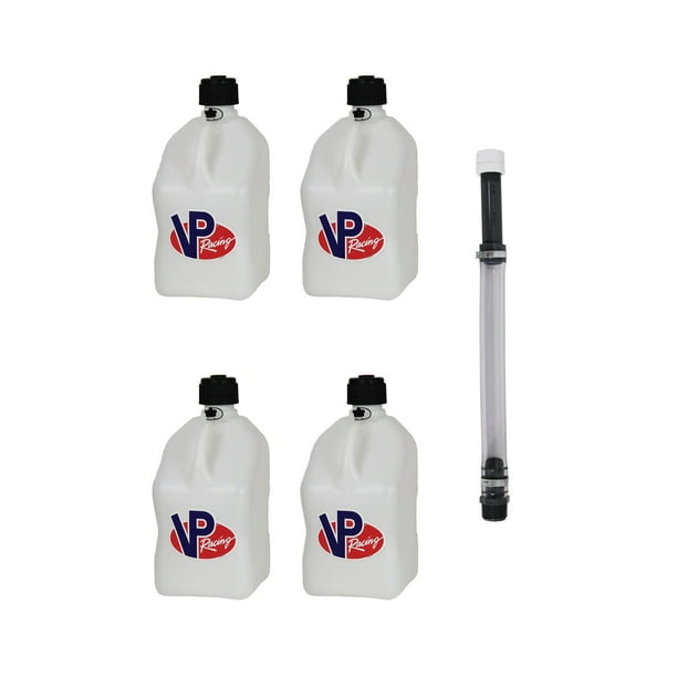 VP Racing Fuels 5.5 Gal Utility Jugs (4 Pack) w/ 14 In Standard Hose ...