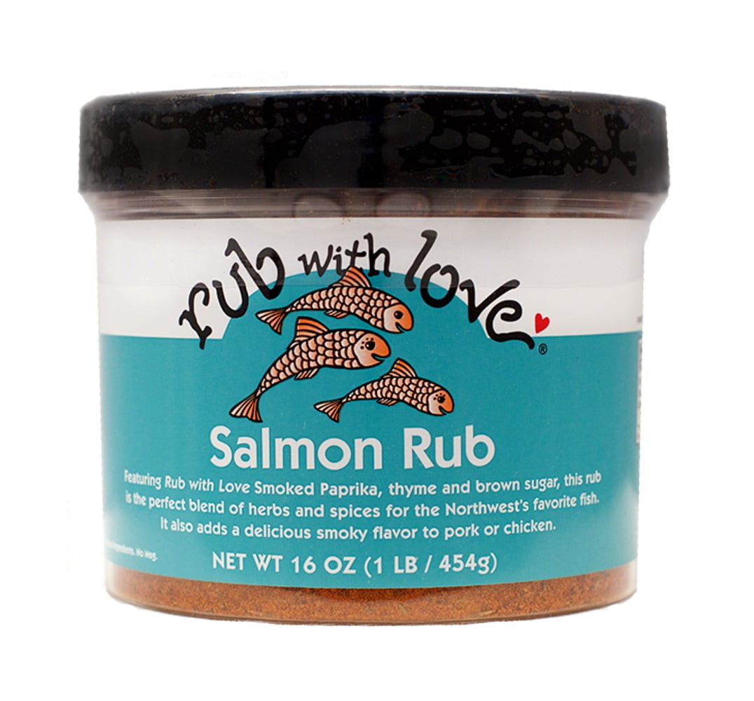Rub With Love, Salmon Rub and Seasoning Mix, 16 oz. - Walmart.com