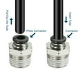 Uxcell 6mm x 3/8"NPT Male Thread Push to Connect Fittings Pneumatic Air line Quick Connect ...