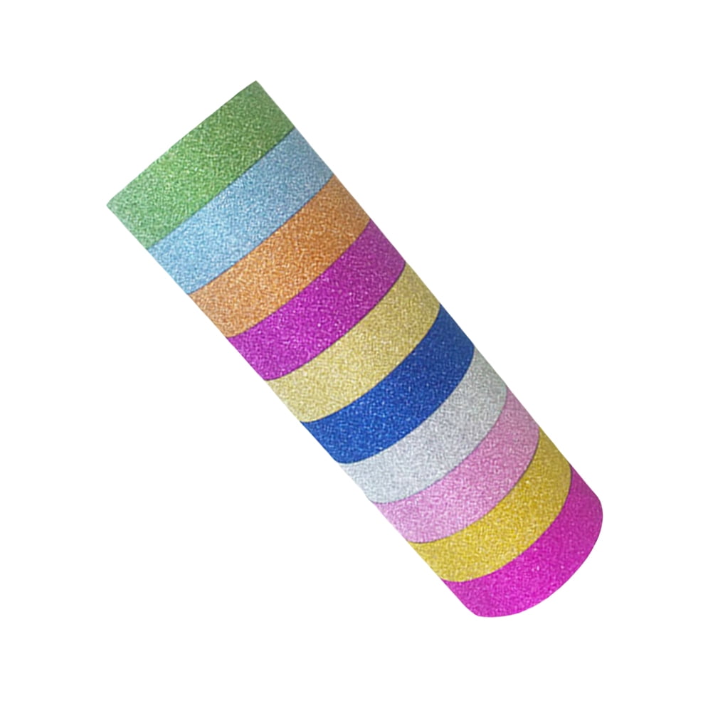 Click here for Beadcest 10pcs Glitter Crafting Tape Solid Color W... prices