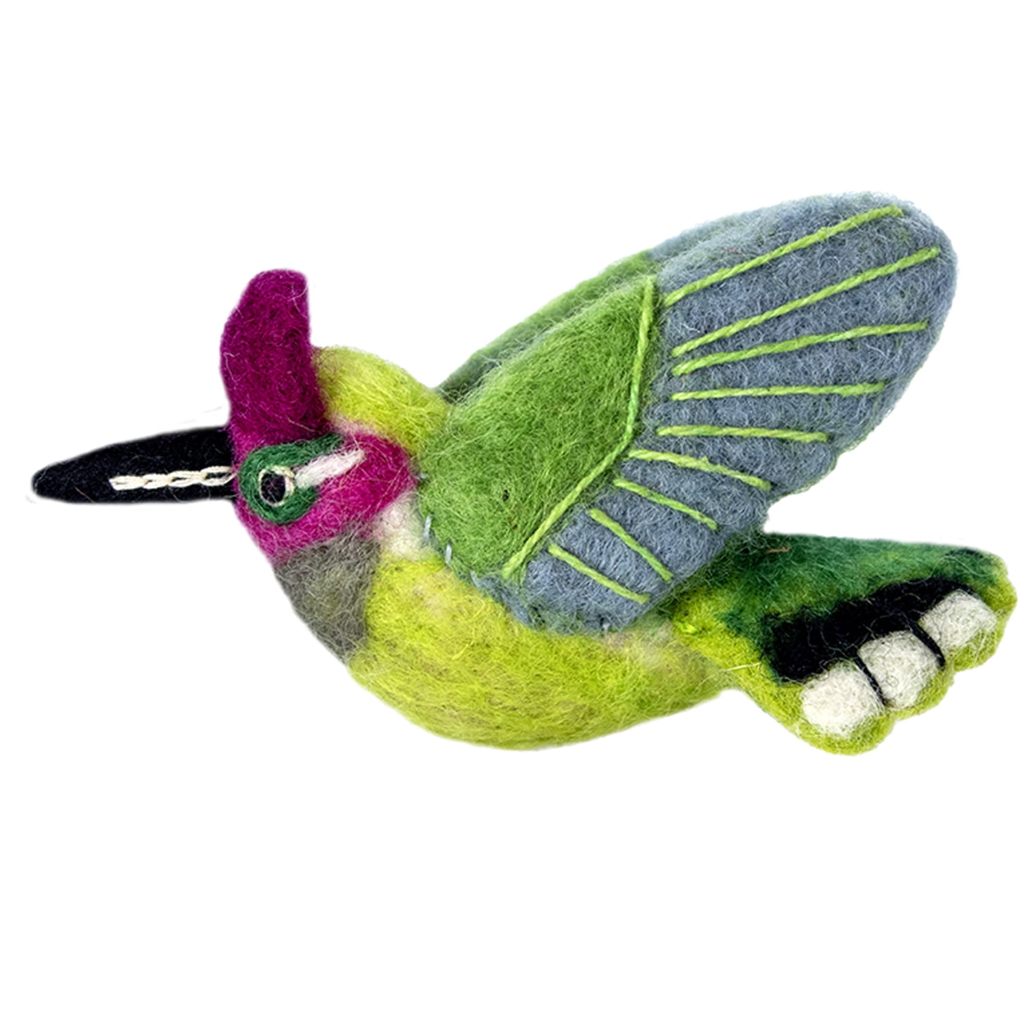 Click here for Wild Woolies Felt Bird Ornament Annas Hummingbird... prices