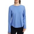 baleaf Women's Long Sleeve Workout Shirts Lightweight Quick Dry Running ...