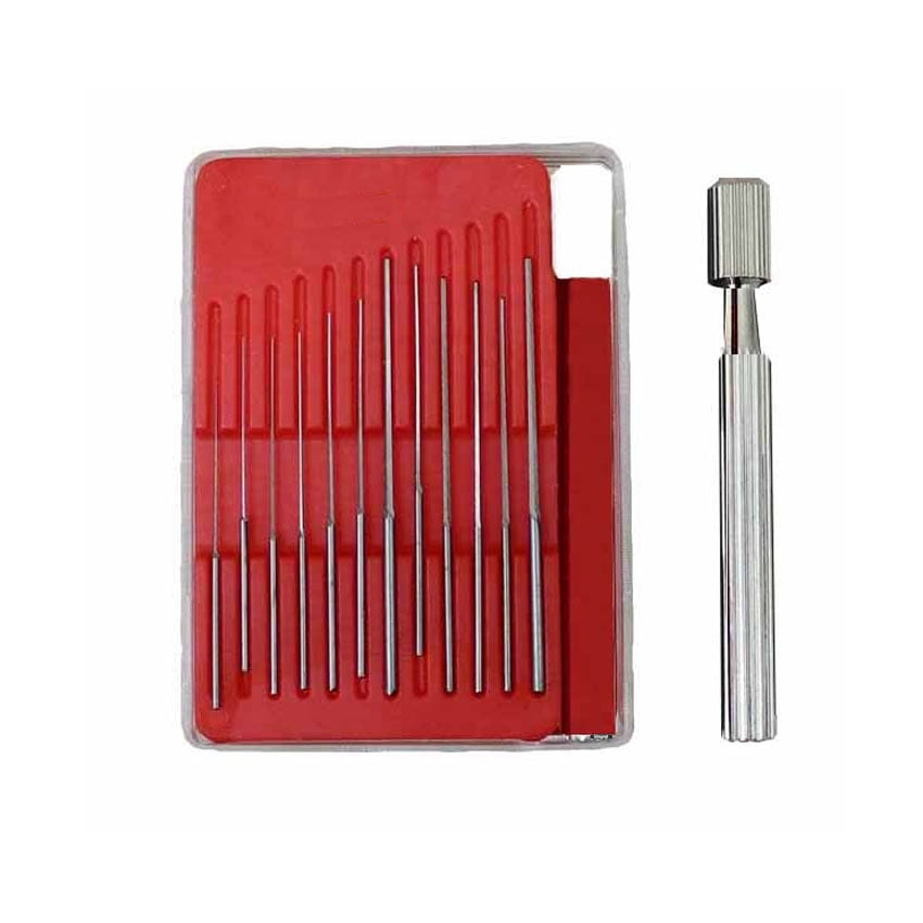 Broach Extra Fine Set 12 Reamer Align Holes Jewelllers & Watchmakers ...