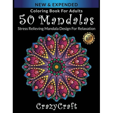 Mandala Coloring Book For Adults : Mindfulness, Stress Management and ...