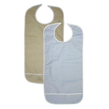 DMI Elderly Adult Bibs, Washable, Waterproof, Velcro Neck, for Men and ...