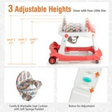 Infans 2-in-1 Baby Walker Foldable Activity Push Walker w/ Adjustable ...