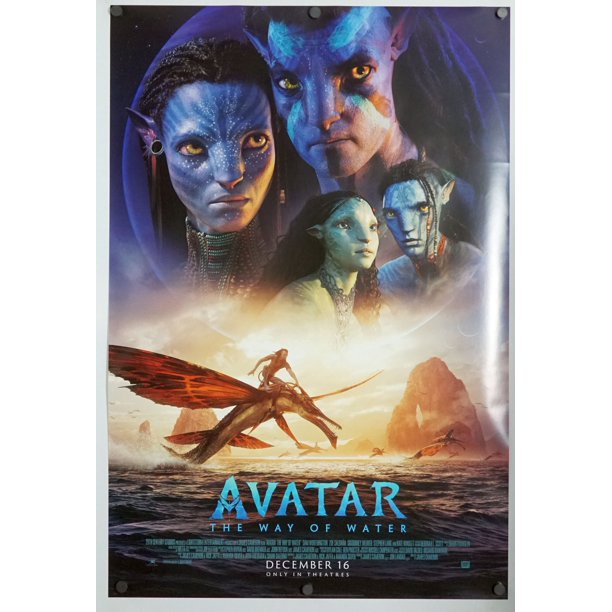 Avatar The Way Of Water - Original Theatrical Movie Poster - 27x40 2 ...