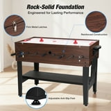 FUNTOK 3 in 1 Game Table with Air Hockey, Foosball, Pool, 48'' Multi ...