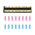 8 Terminals Bus Bar Busbar Junction Assembly Stable Performance Brass ...