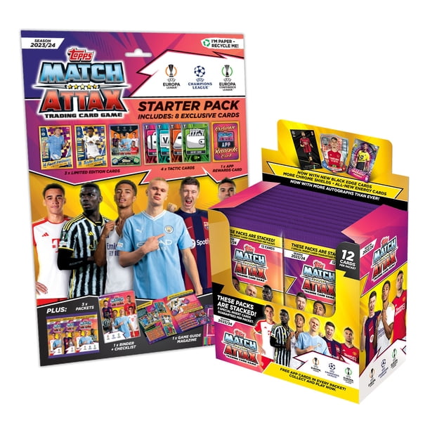 2023-24 Topps Match Attax UEFA Champions League Cards - Bundle #1 (Box ...