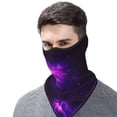 Nebula Galaxy Purple Neck Gaiter Balaclava Face Scarf Mask Quick-Dry ...