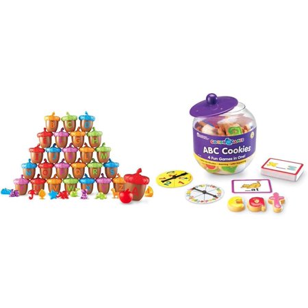 IGUOHAO Alphabet Acorns Activity Set, 78 Pieces, Homeschool, Visual ...