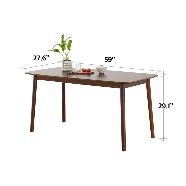 Wooden Dining Table Livinia Aslan 35.4 Round Dining Table - Malaysian ...