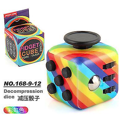 Lbq-fidget Anti-compression Toys, Decompression Finger Rubik's Cube ...