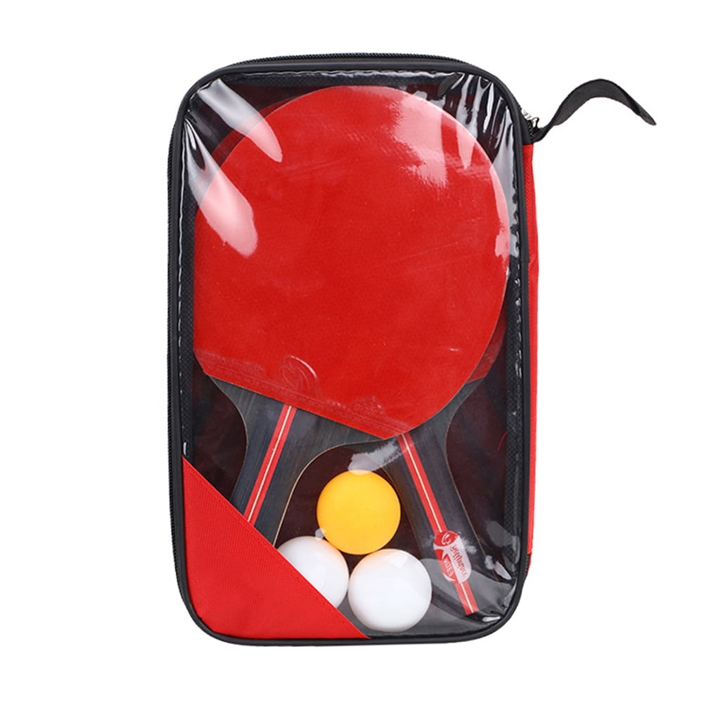 Tehaux Table Tennis Racket Horizontal Suit Assorted Colors Ergonomic Handle For Comfortable Grip 10.0x6.2x0.6in