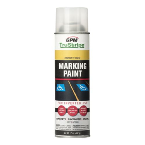 GPM TruStripe INVMRK-10 17 oz Can of Yellow Inverted Marking Paint ...