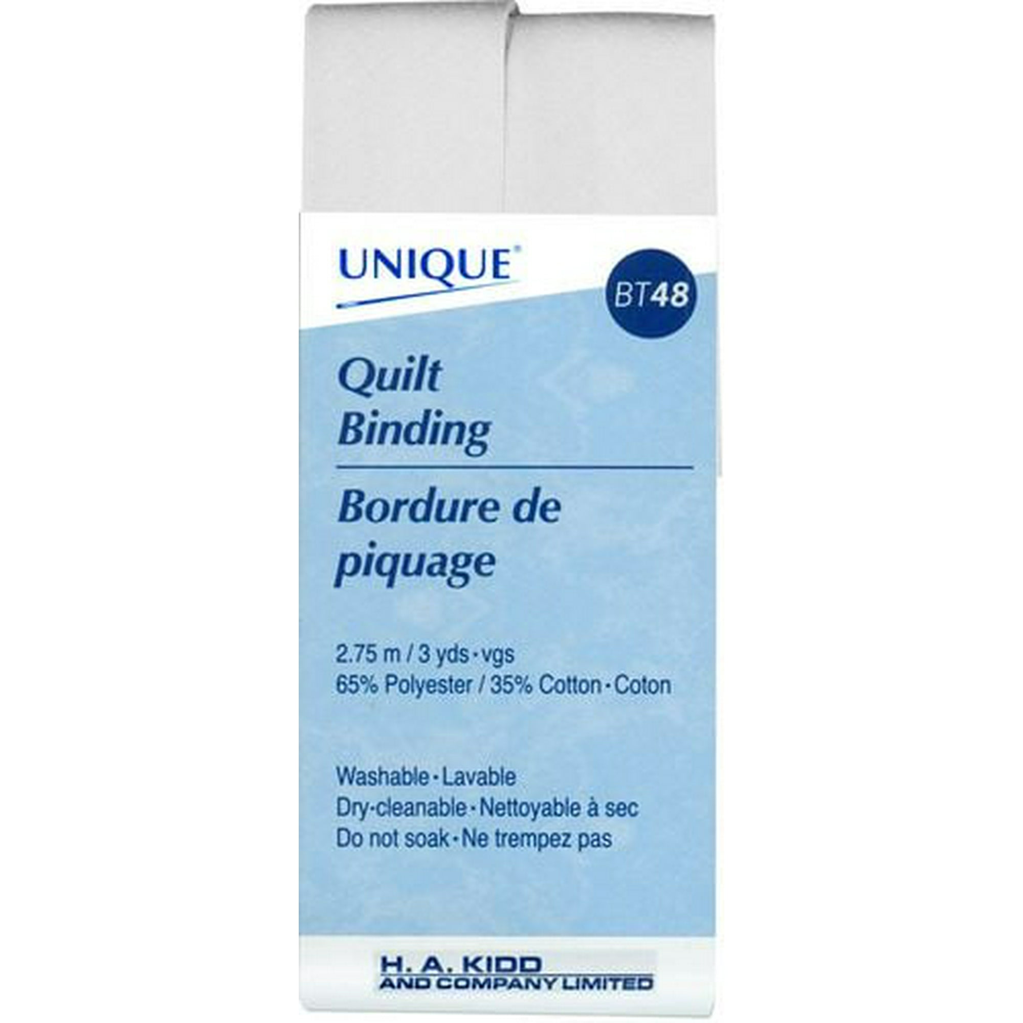 Click here for Unique Pretzels Unique Quilt Binding - Stone Blue... prices