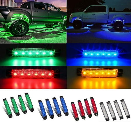 Led Car Side Marker Indicators Light Signal Warning Tail Light For Jeep ...