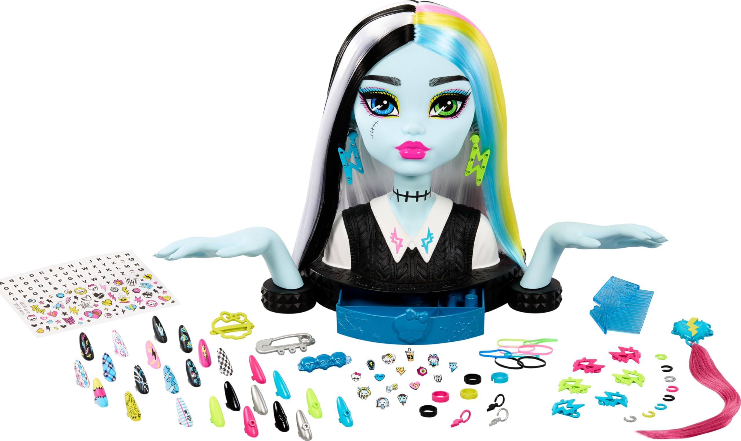 Styling Head Monster High Frankie Stein con más de 65 accesorios ...