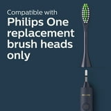 Philips One Sonicare Electric Travel Toothbrush, Midnight Blue, HY1100/04 - Walmart.com