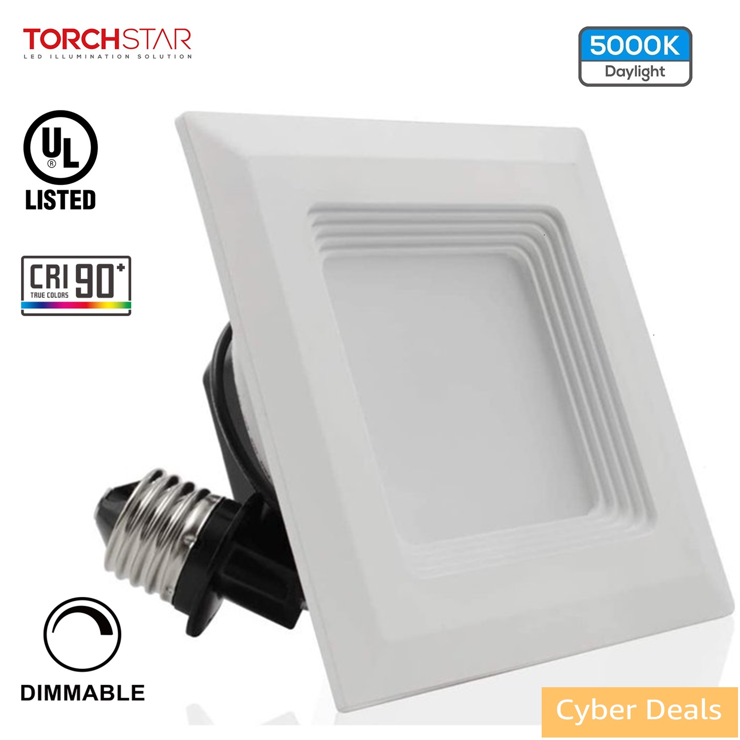 Square Recessed Led Ceiling Light Fixture | Shelly Lighting