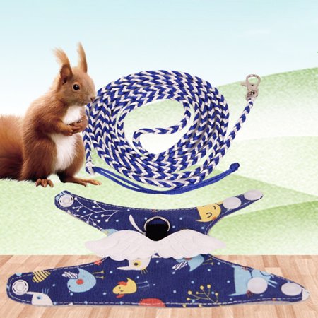 Cheers Chinchilla Hamster Squirrel Harness Vest Clothing Leash Rope ...
