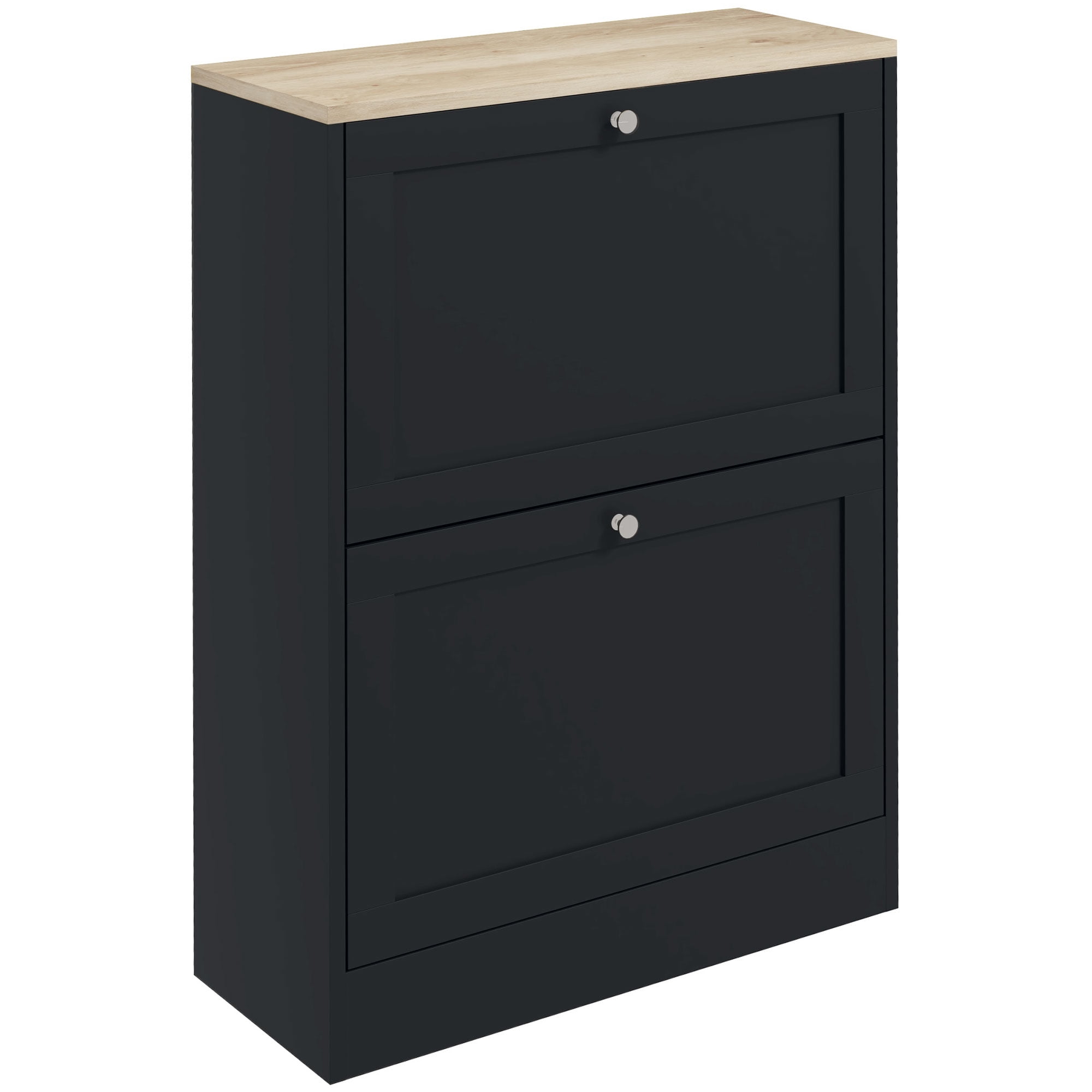 Click here for Homcom Slim Shoe Cabinet With 2 Flip Drawers Adjus... prices
