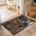 Area Rug 2x3ft, Forest Deer Tree Leaf Washable Rugs for Living Room ...