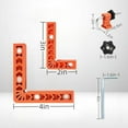 90 Degree Clamp, Positioning Squares, Right Angle Clamp with Clamp ...