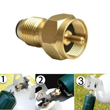 Propane Furnace Connector Refill Adapter Lp Gas Cylinder Tank Coupler ...