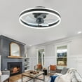 JLPAN Bladeless Ceiling Fan with Lights, 19.7 JLPAN Bladeless Ceiling Fan with Lights, 19.7