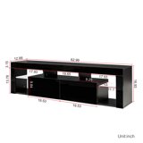 Floating TV Stand, HSUNNS Wall Mounted Shallow Floating Media Console ...