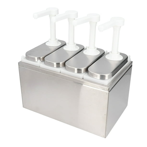 Sauce Pump Container, Food Grade Removable Sauce Dispenser Pump With ...