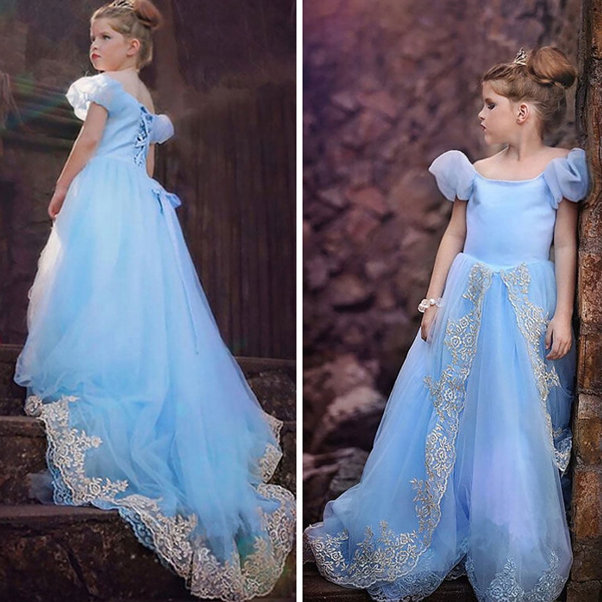 Blue Princess Costumes For Girls