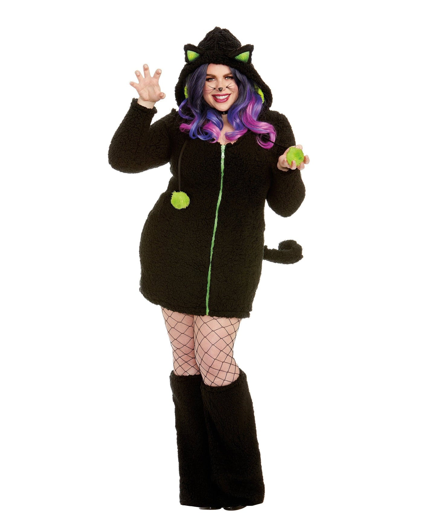 Dreamgirl Women's Plus Size Black Cat - Walmart.com