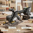 Industrial Versatile Cordless Circular Saw Brushless Motor Adjustable ...